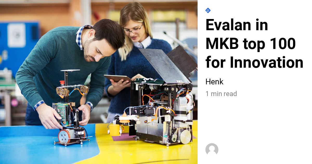 Evalan in MKB top 100 for Innovation - Evalan