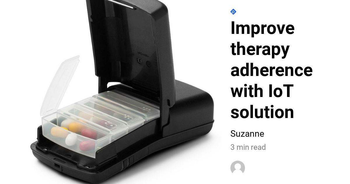 Improve therapy adherence with IoT solution - Evalan